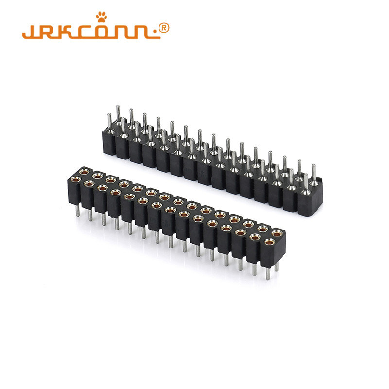 180 Degree Machined Female Header Connector Black PPS PCB Board Female ...