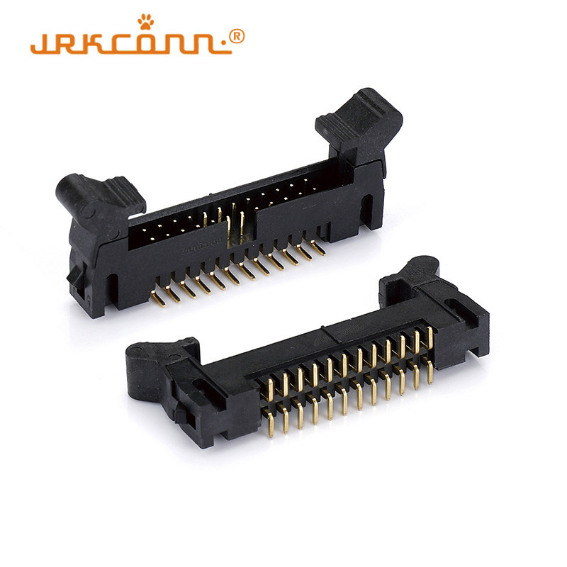 SMT Smd Type Shrouded Ejector Header Connectors Box Header With Latches