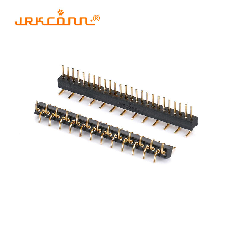 Single Row 25Pin 1.27Mm Pitch Pin Header And Connector SMT Gold Plating