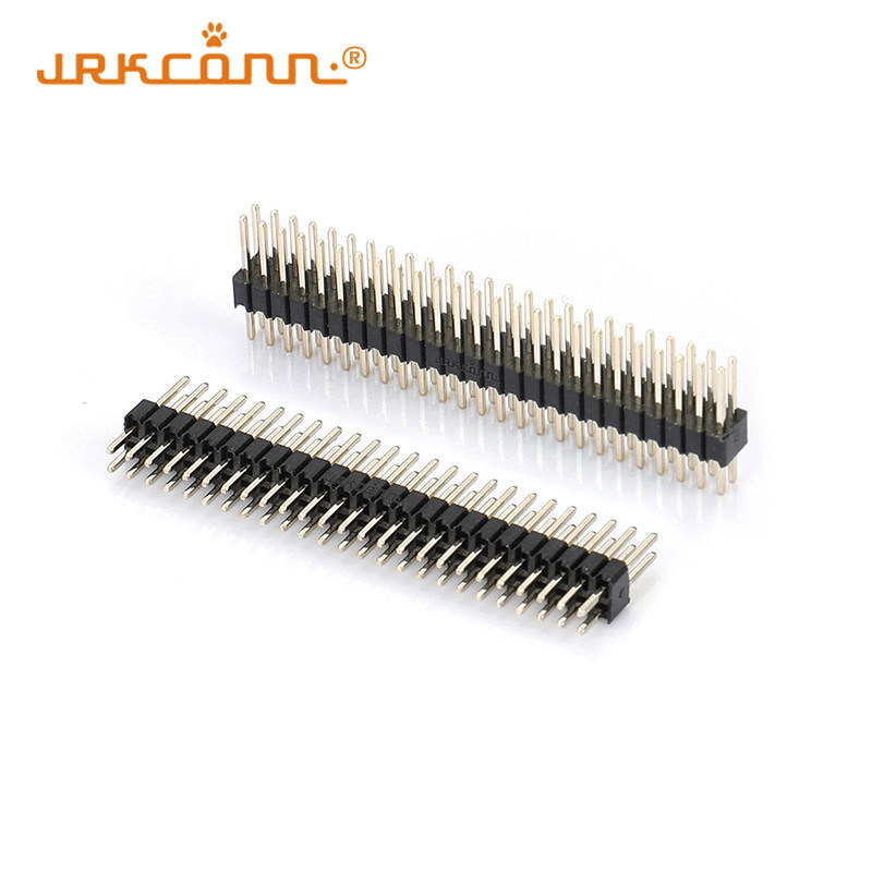 2X25P Pin Double Rows Header Connectors 180Degree 2 Pin Female Header ...