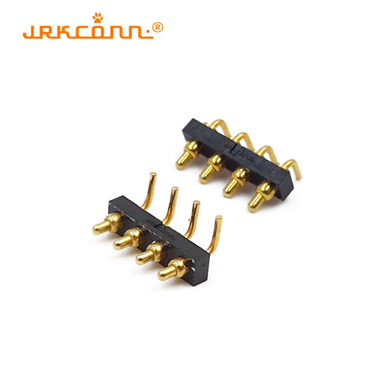 Right Angle Spring Probe Pogo Pin Connectors Adapter Gold Plated Spring ...
